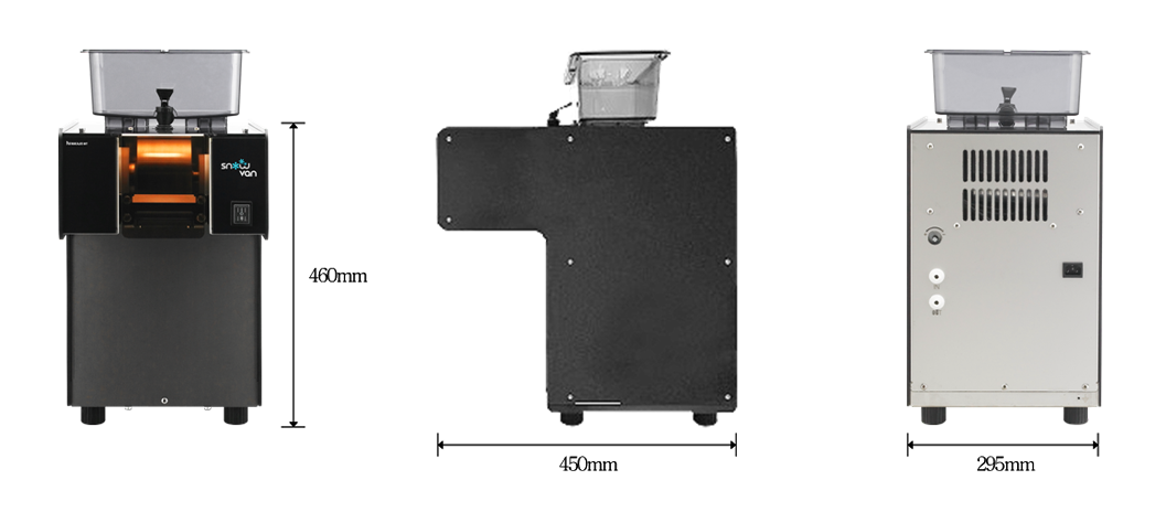 Snowvan Bingsu Machine - Snowflakes Ice Machine for Snowy Desserts ...